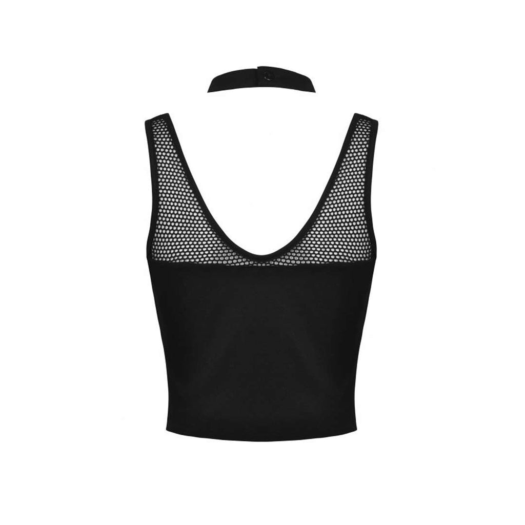 Rebel Chic Mesh Sleeveless Top – Brutalitees