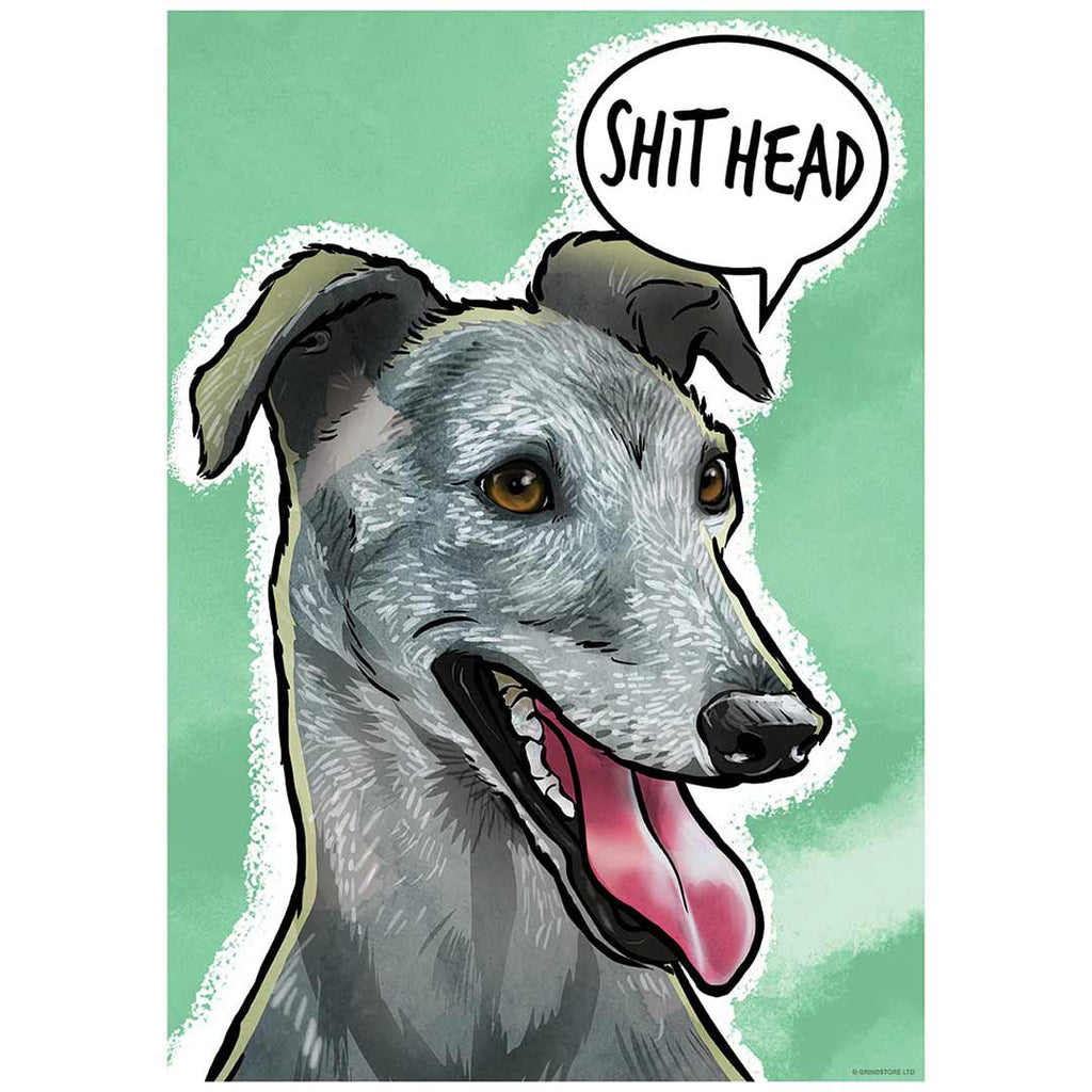 Cute But Abusive Shit Head Poster – Brutalitees