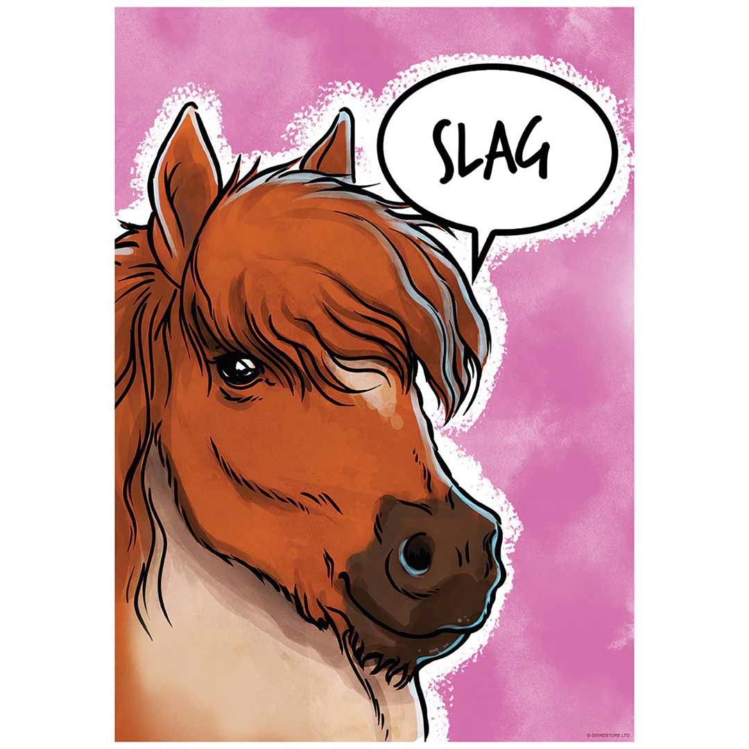 Cute But Abusive Slag Poster – Brutalitees