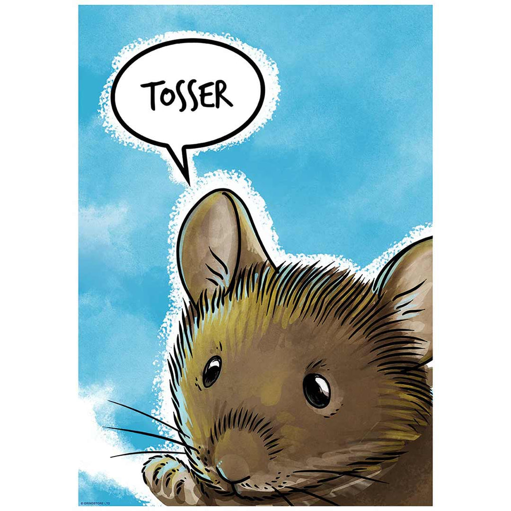 Cute But Abusive Tosser Poster – Brutalitees